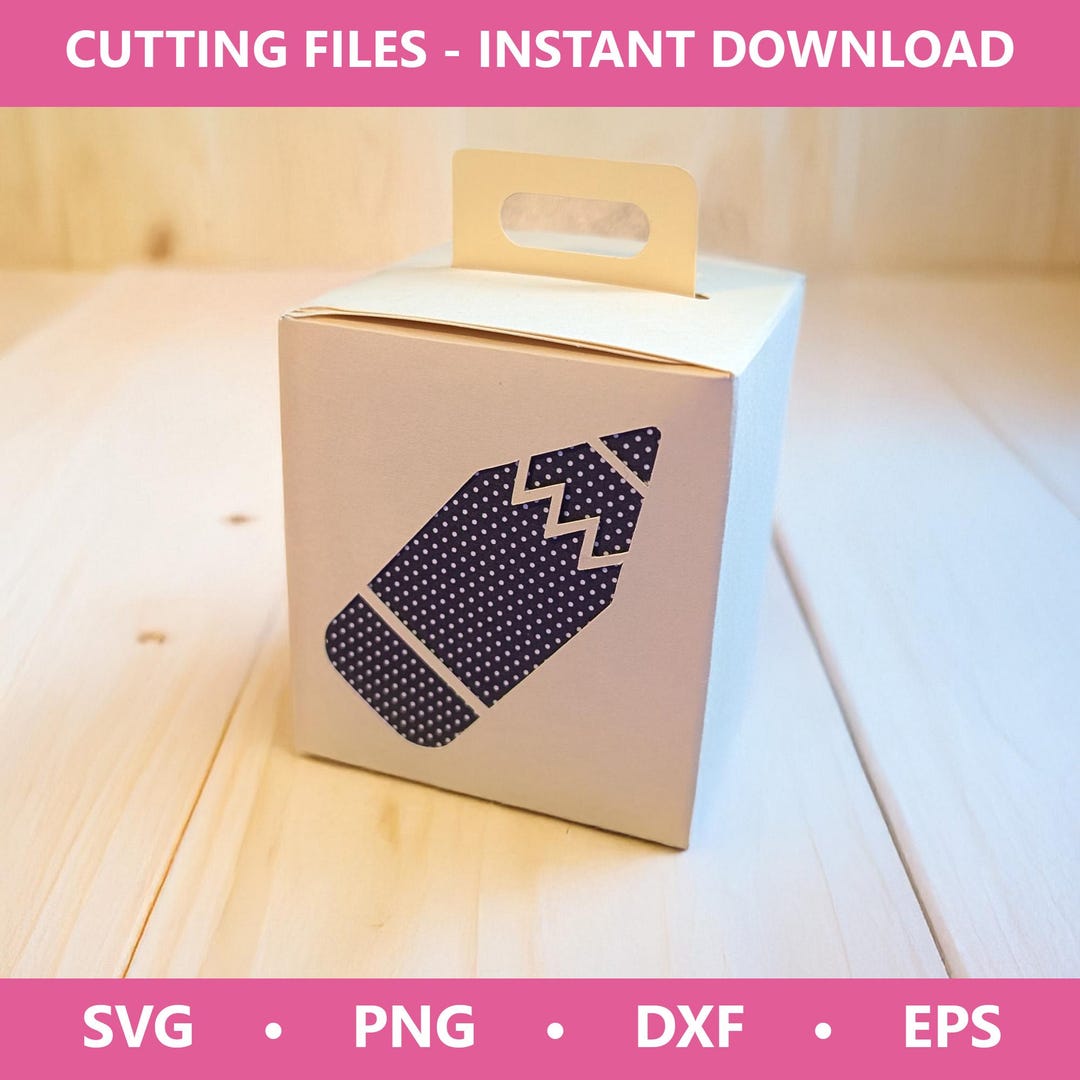Pencil Cut-out Gift Box SVG – Perfect for Teacher Gifts! – Card Cutting ...