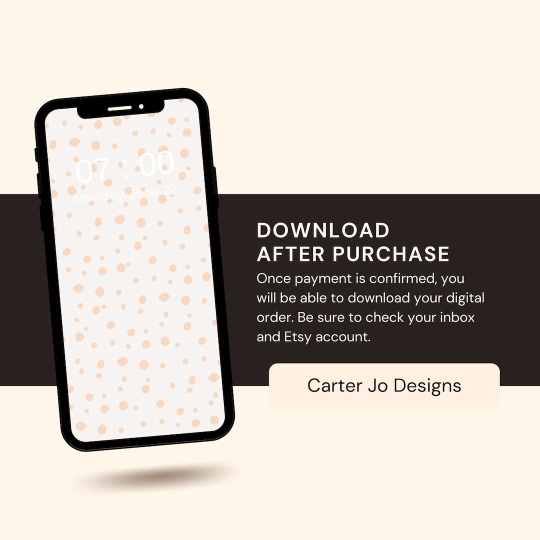 IPhone Wallpaper // Pink Minimal Wallpaper // Pink Polka Dot // Cute ...