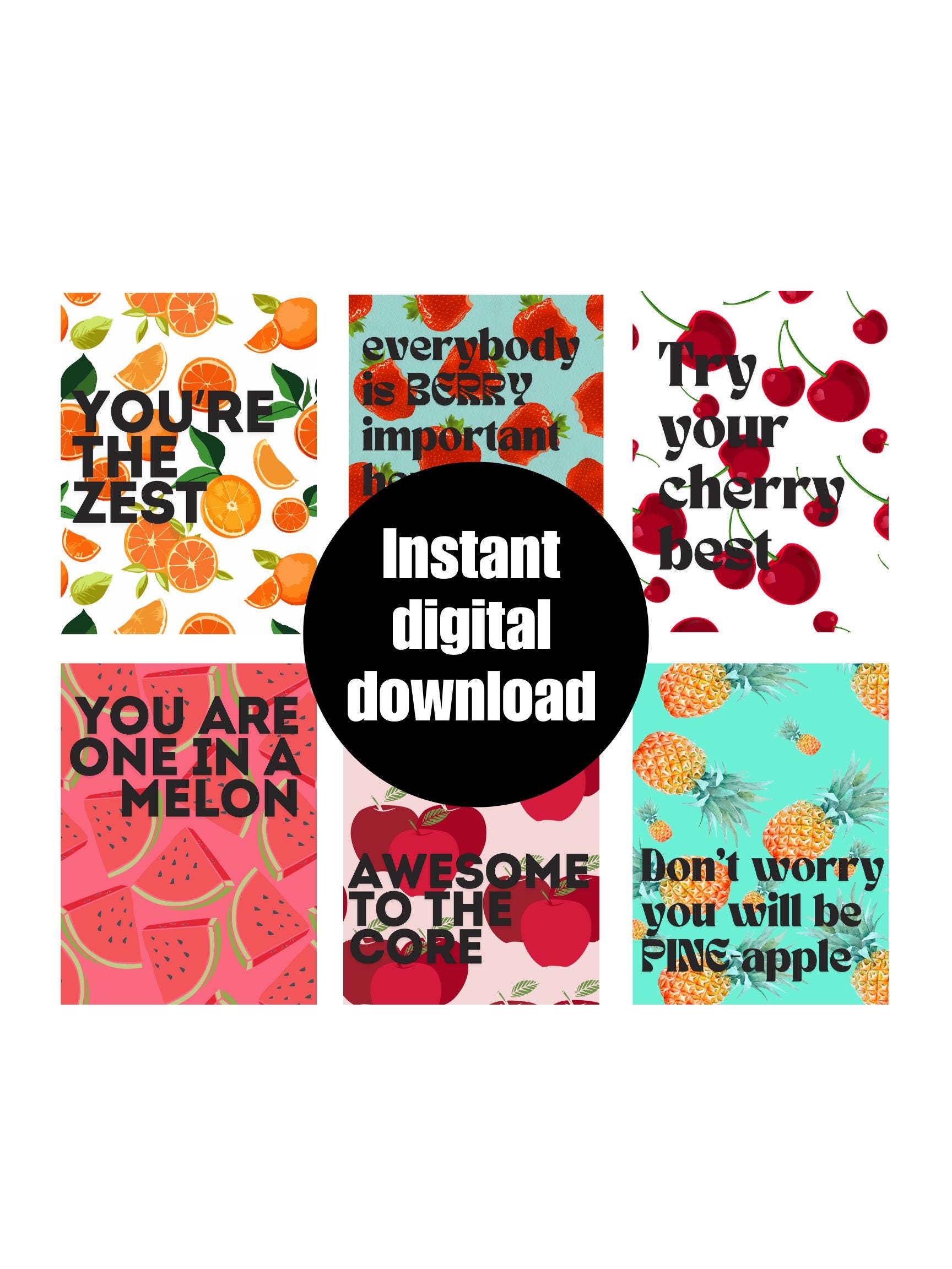 Fruit Themed Classroom Posters - Etsy