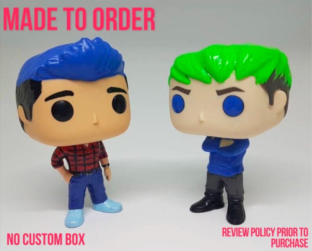Youtube Custom Funko Pop Duo! Jacksepticeye and Markiplier - Etsy