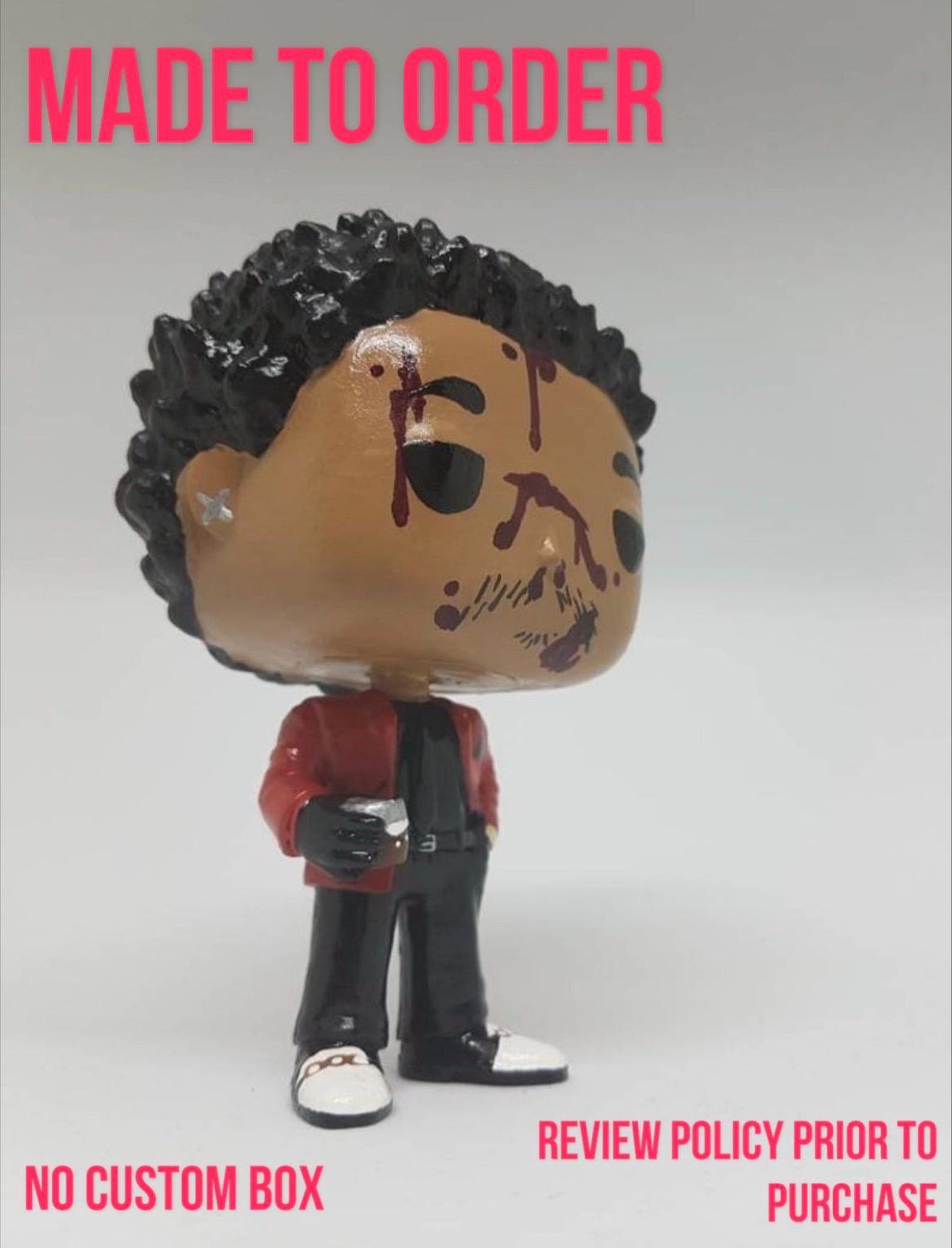 The Weeknd Custom Funko Pop (blinding Lights) - Etsy