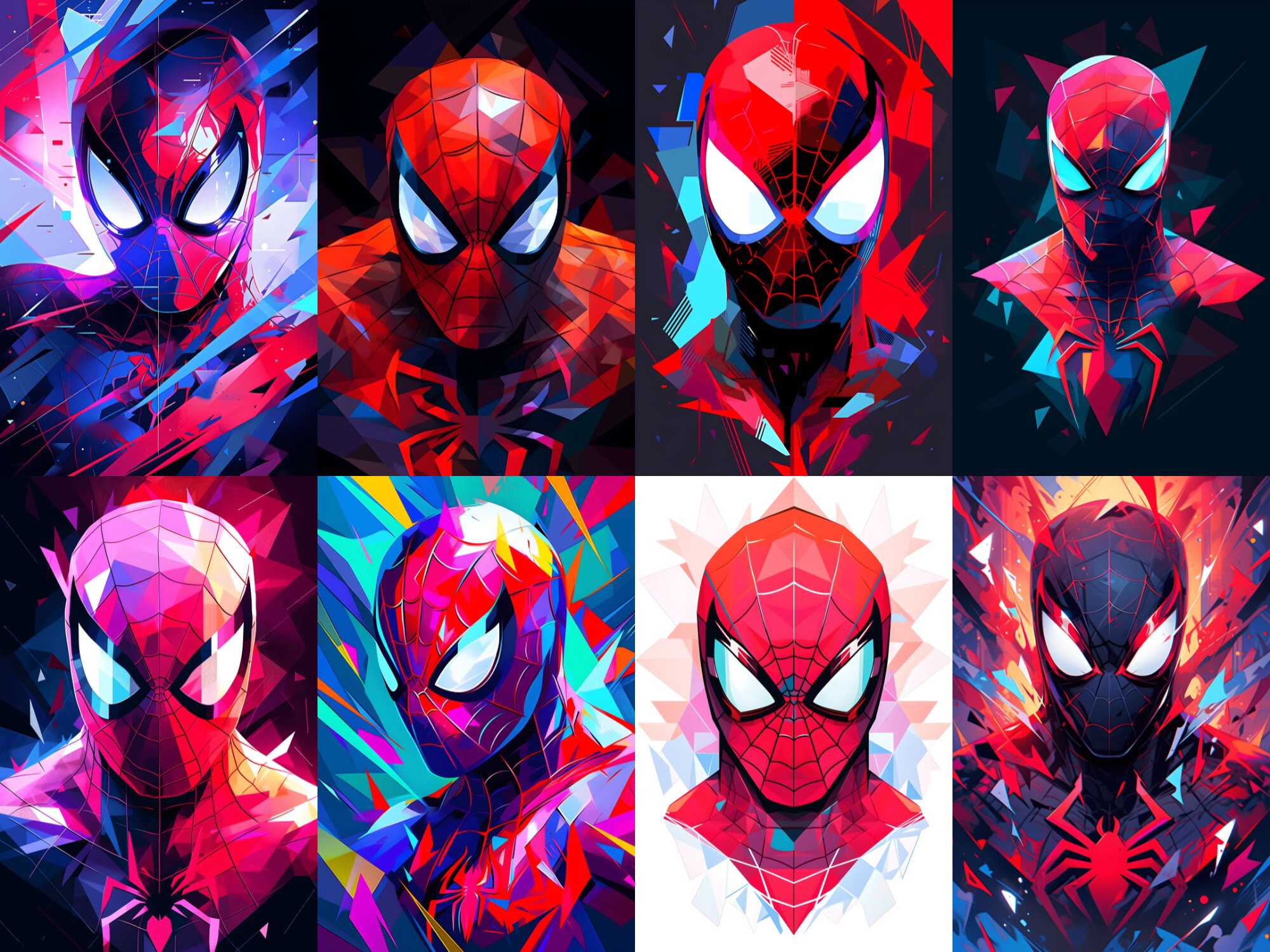 24 Printable Spiderman Posters Printable Clip Art Designs, Commercial ...
