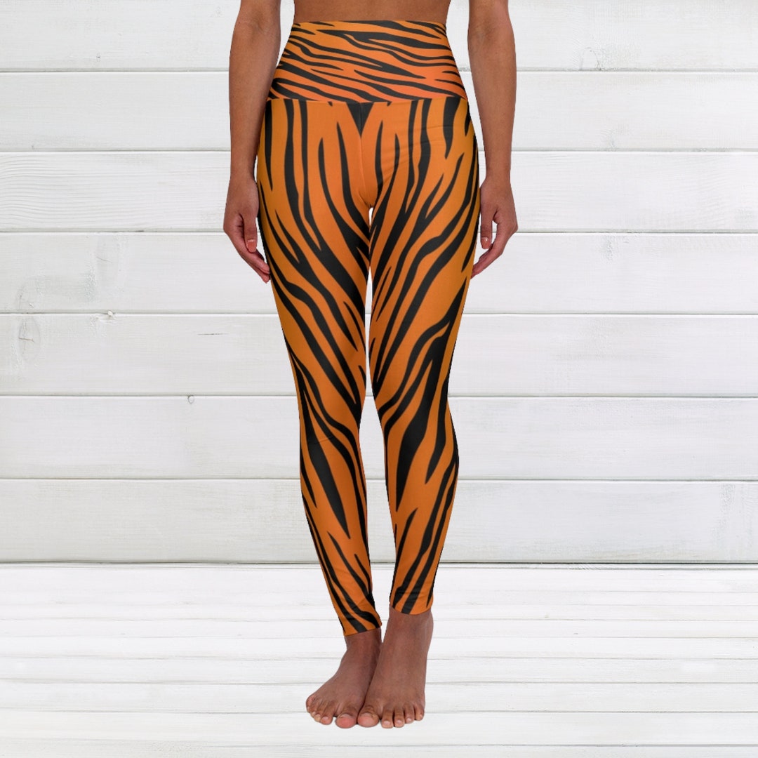 Tiger Yoga Pants Year of the Tiger Leggings Tiger Print Cute - Etsy