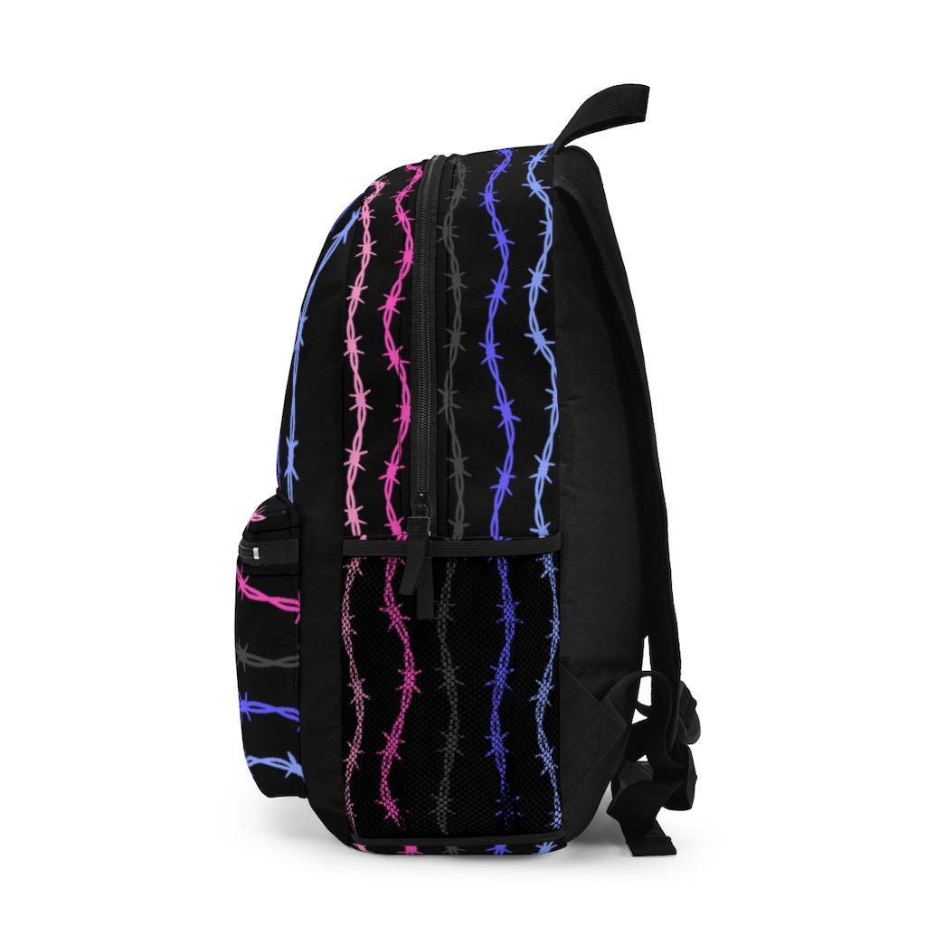 Subtle Omnisexual Pride Backback Omni Pride Omnisexual Backpack Barbed ...
