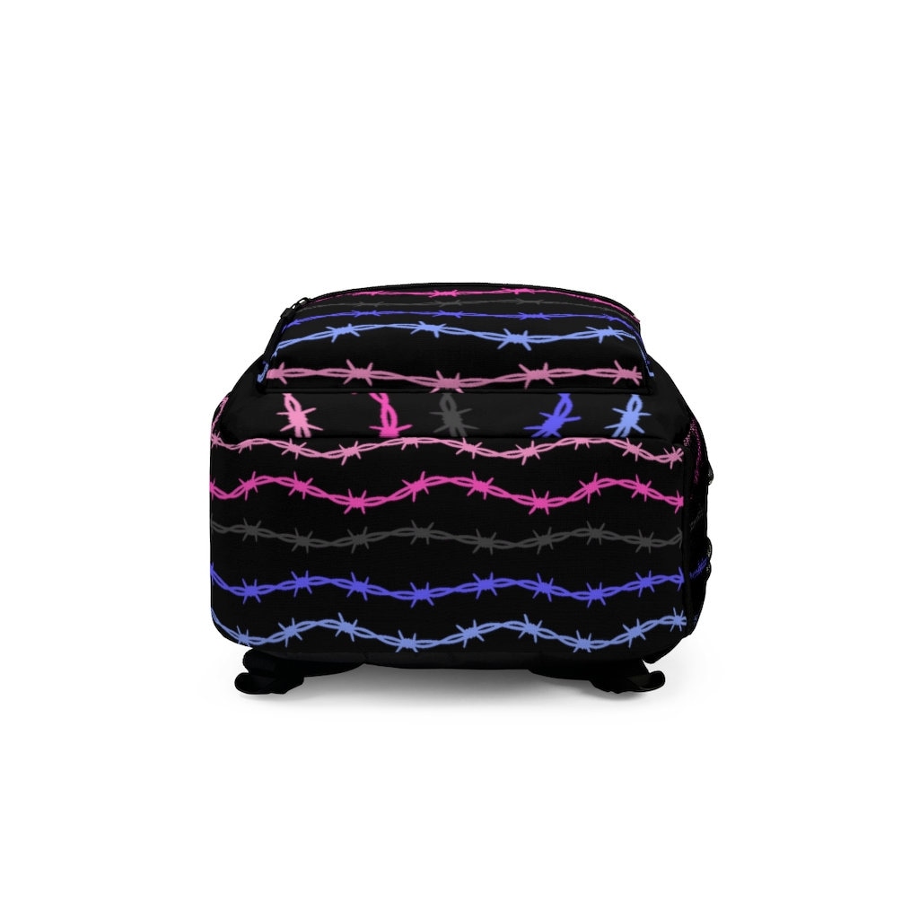 Subtle Omnisexual Pride Backback Omni Pride Omnisexual Backpack Barbed ...