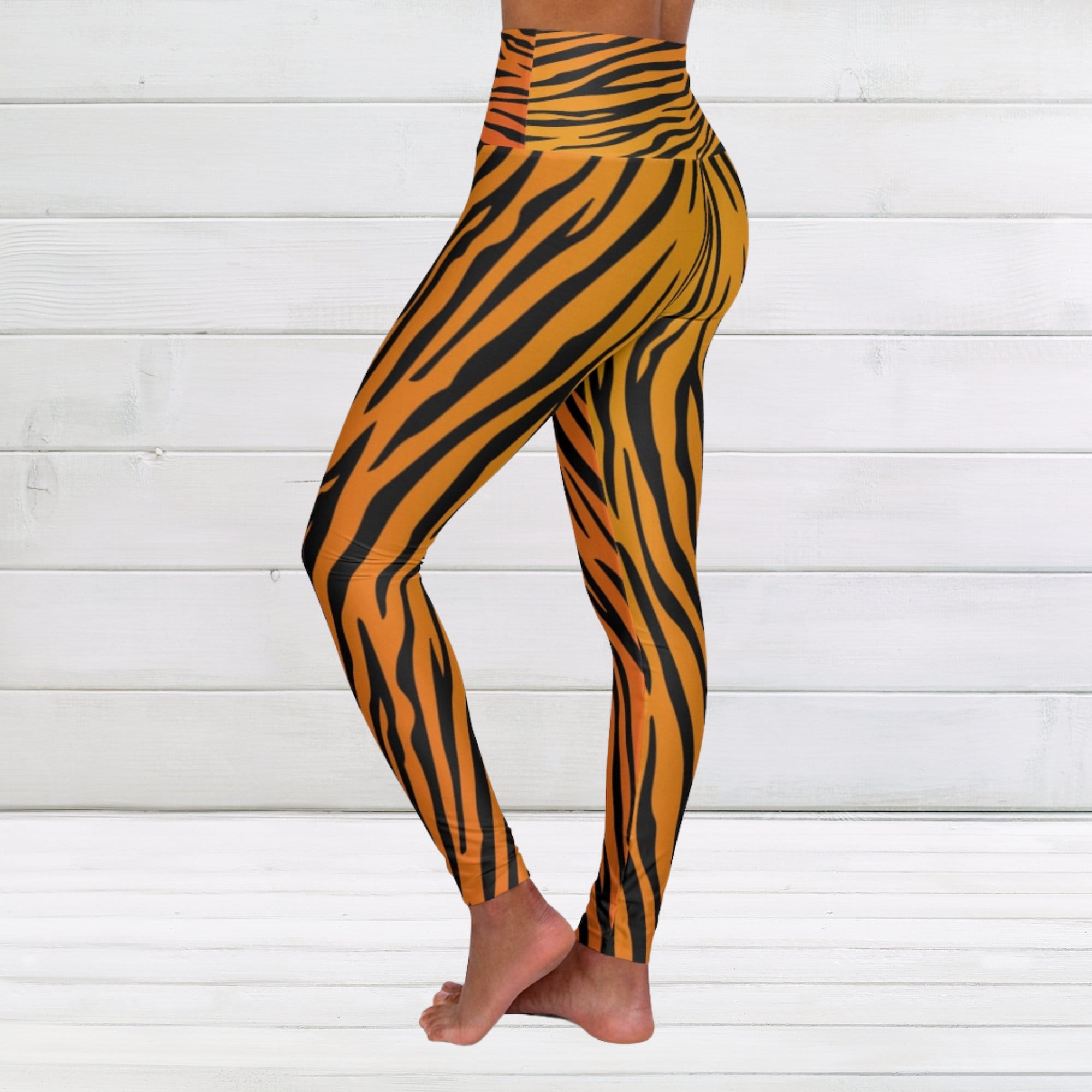 Tiger Yoga Pants Year of the Tiger Leggings Tiger Print Cute - Etsy