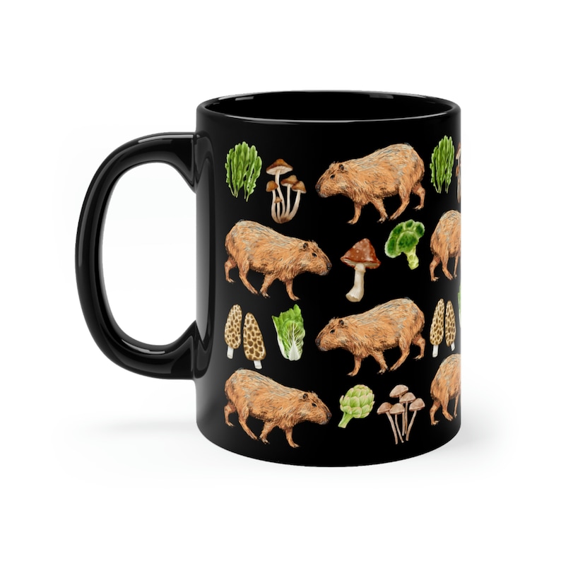 Capybara Mug Capybara Cottagecore Mug Cute Capybaras Mug Capybara Lover ...