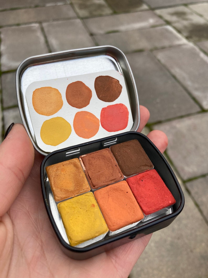 Mini Random Sample Kit Handmade Eco Friendly Watercolor - Etsy
