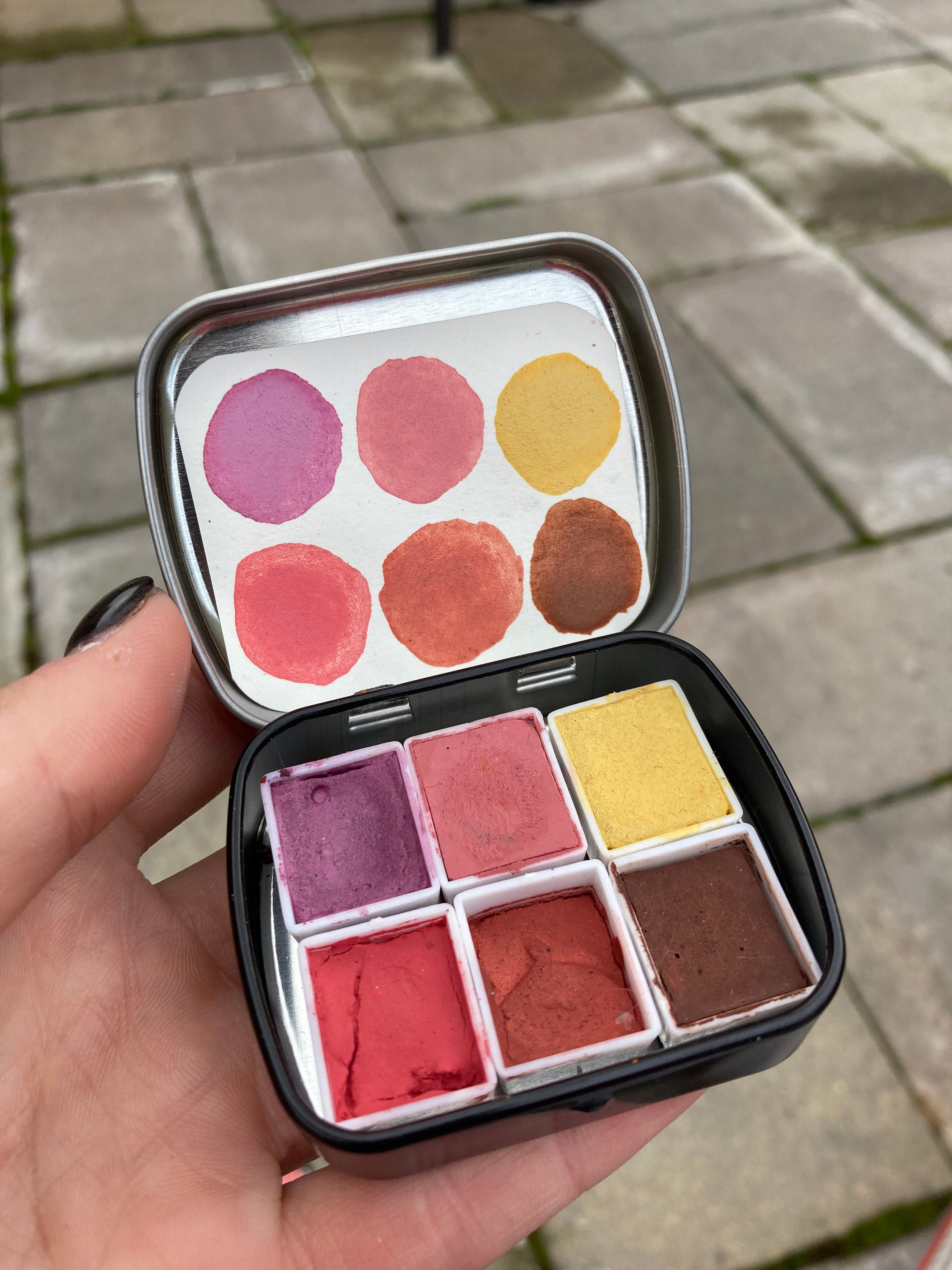 Mini Random Sample Kit Handmade Eco Friendly Watercolor - Etsy