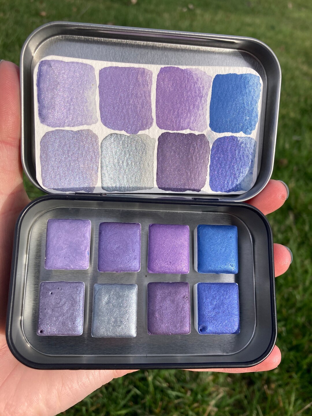 Wizards Elixer, Handmade Eco Friendly Metallic Watercolor Palette - Etsy