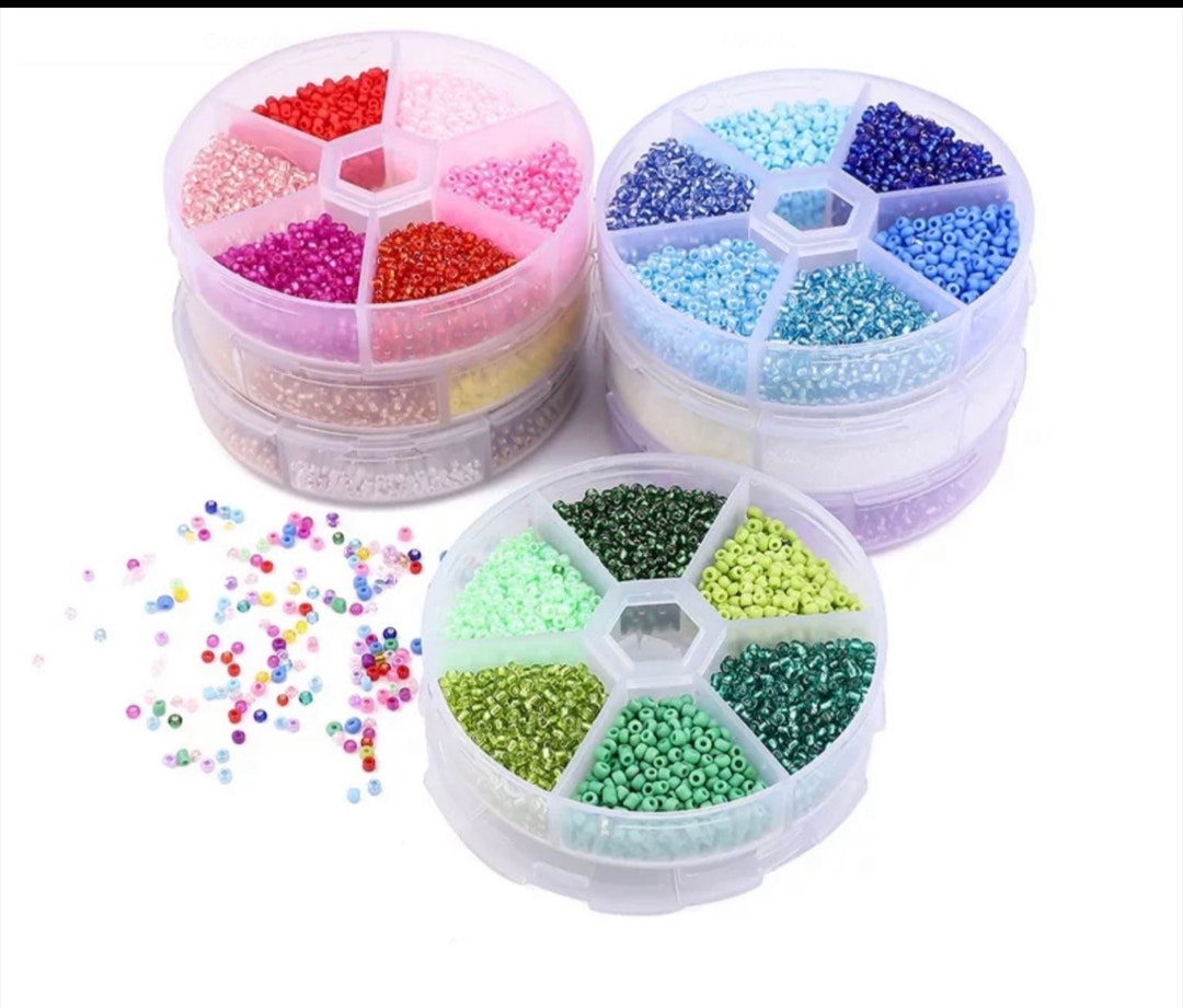 DIY Glass Bead for Jewelry Making, Multicolor Glass Beads Jewelry Kit ...