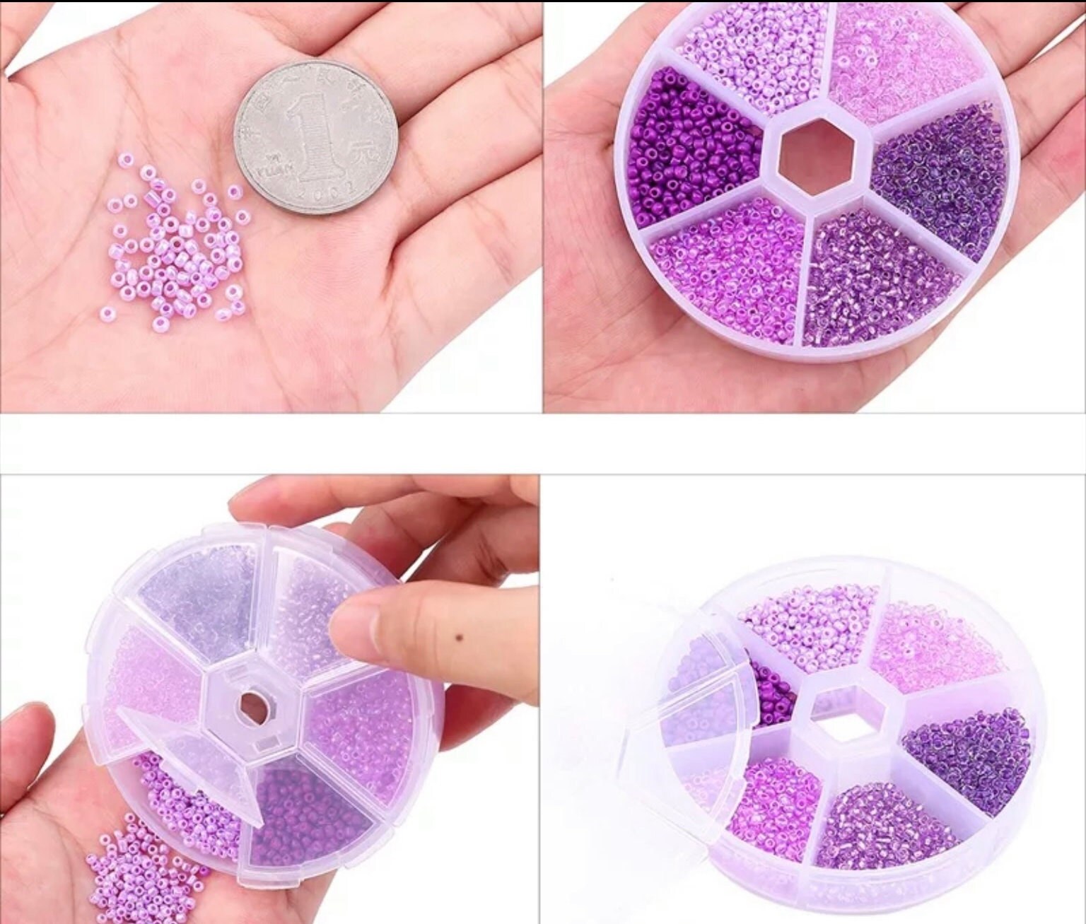 DIY Glass Bead for Jewelry Making, Multicolor Glass Beads Jewelry Kit ...