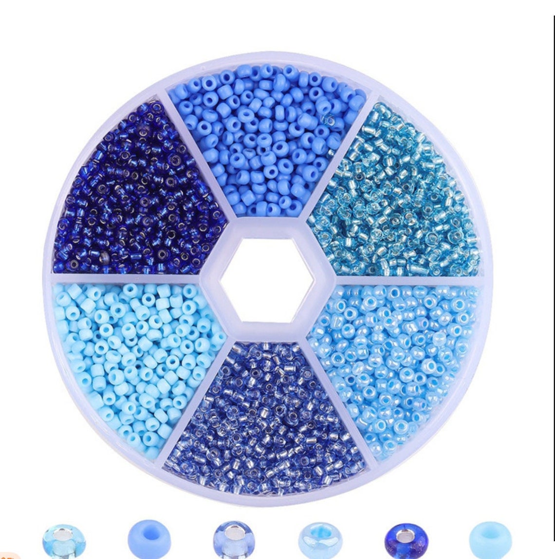 DIY Glass Bead for Jewelry Making, Multicolor Glass Beads Jewelry Kit ...