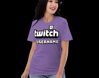Twitch Custom Shirt | Etsy