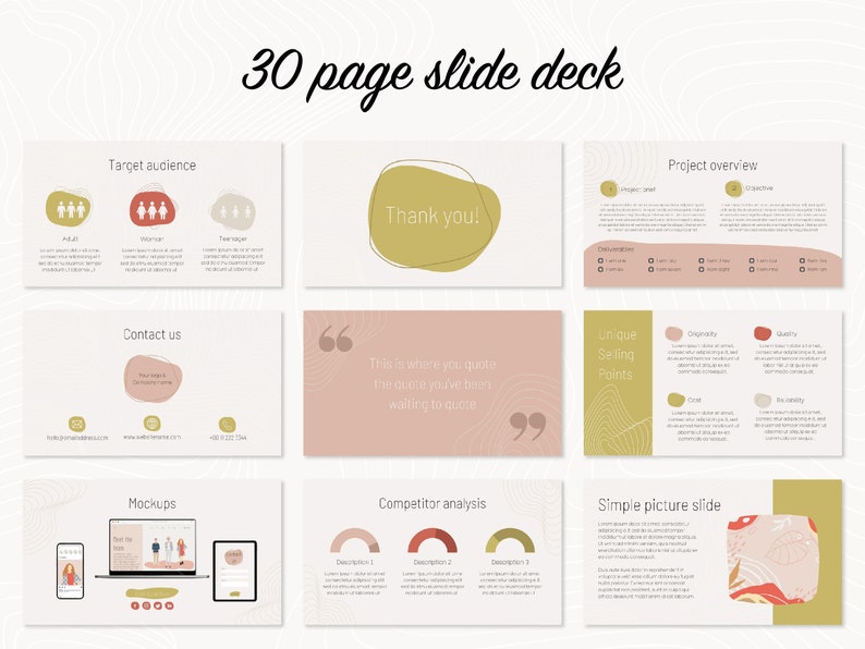 Project Proposal Presentation Template | Design Project Slide Deck ...