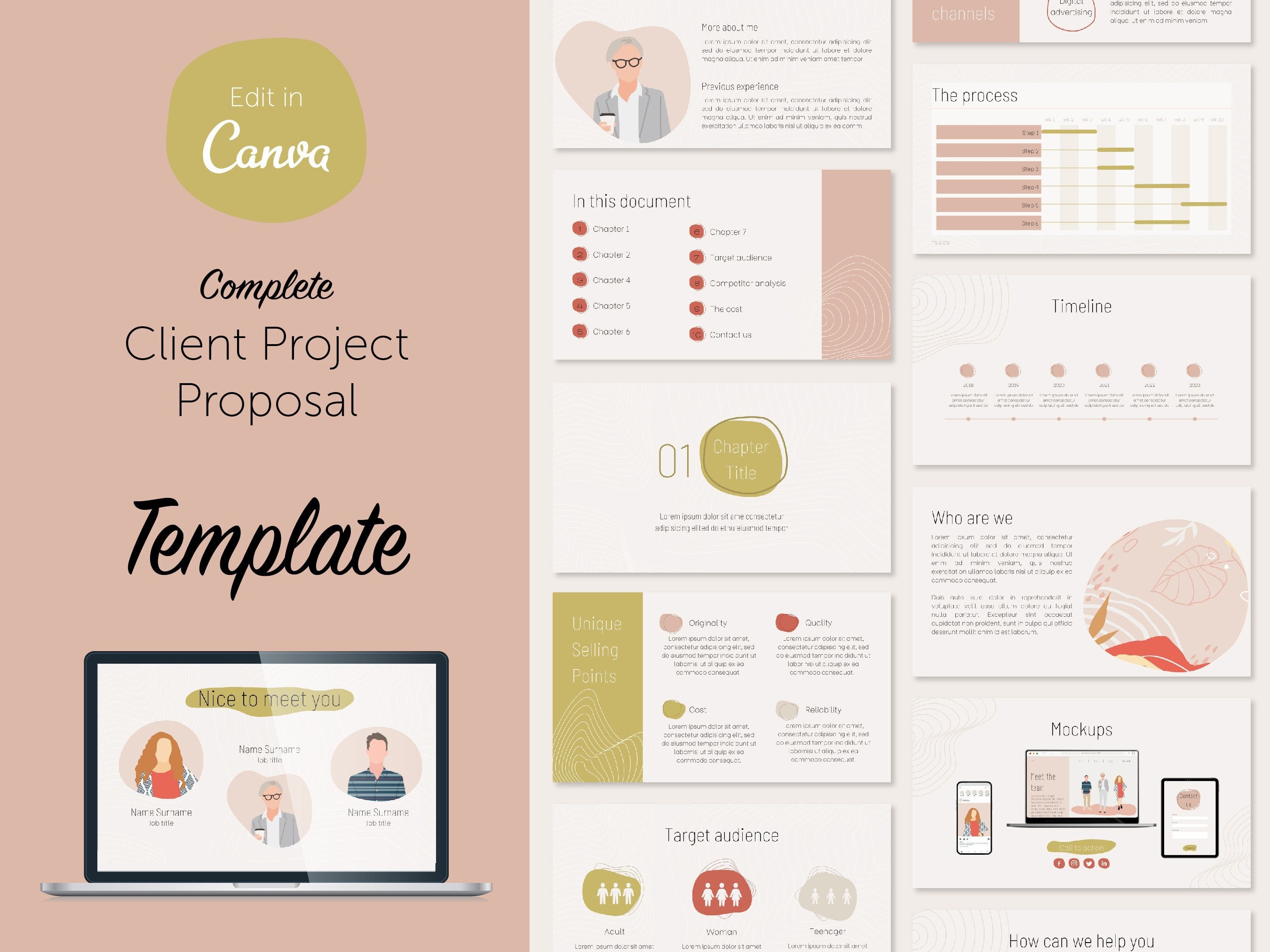 Project Proposal Presentation Template | Design Project Slide Deck 