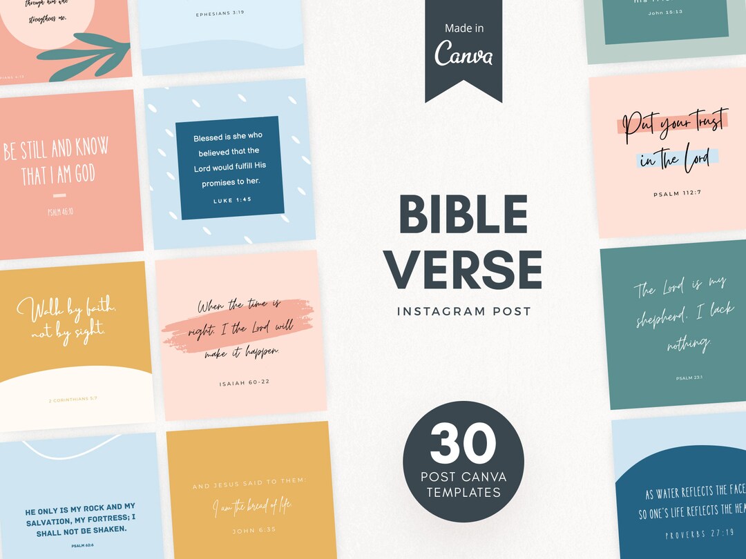 30 Bible Verse Instagram Post Religion, Worship Quotes Trusting God ...