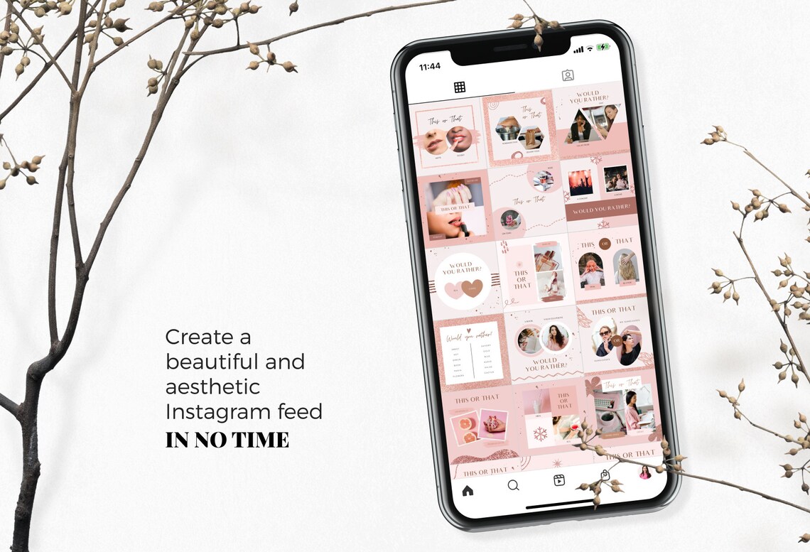 30 This or That Would You Rather Instagram Engagement Post - Etsy