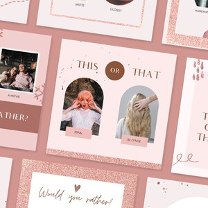 30 This or That Would You Rather Instagram Engagement Post - Etsy