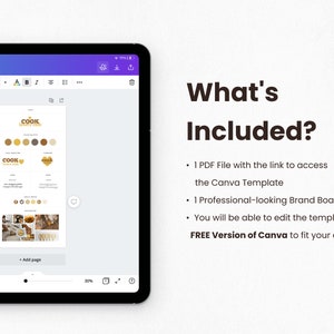 CB 3 Fully Editable Logo Canva Template Brand Board Template - Etsy