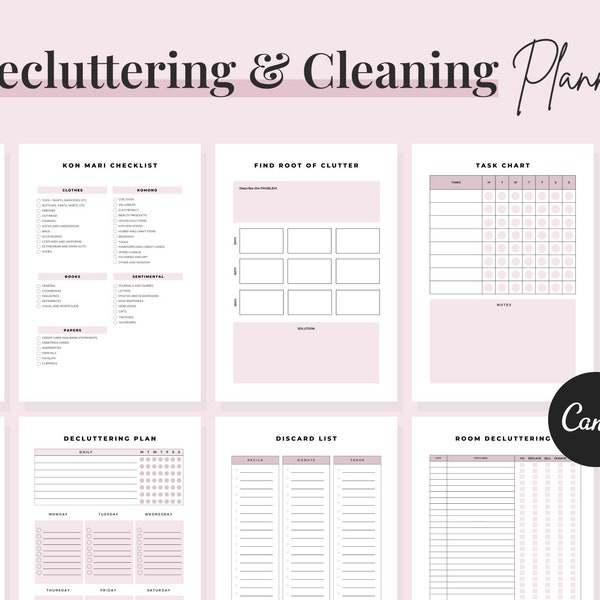 Declutter Printable - Etsy UK