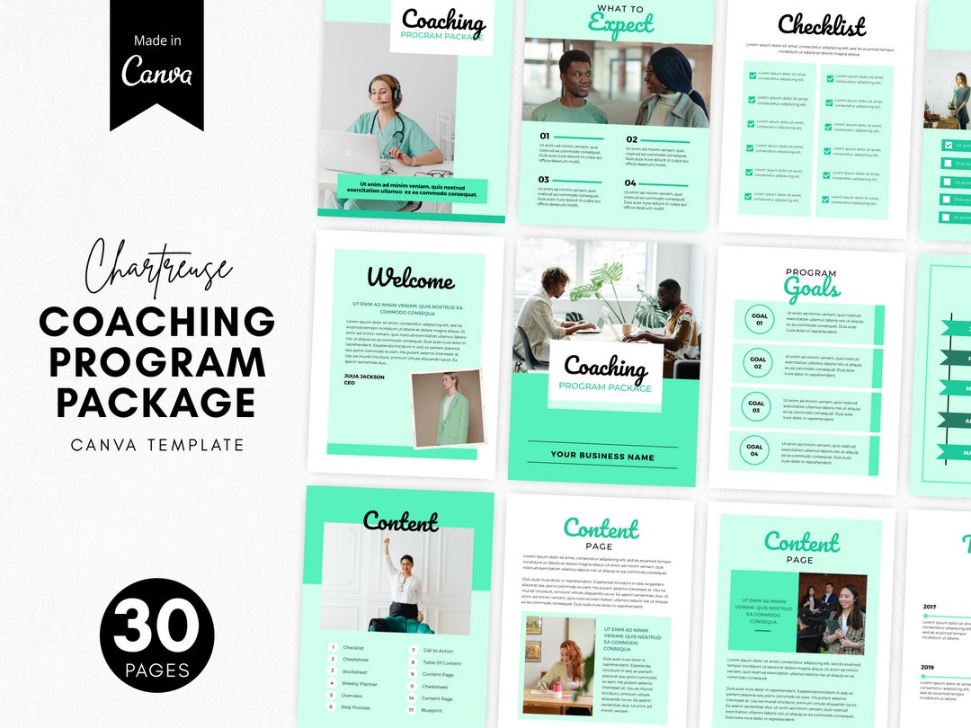 30 Coaching Program Templates Coaching Business Ultimate - Etsy