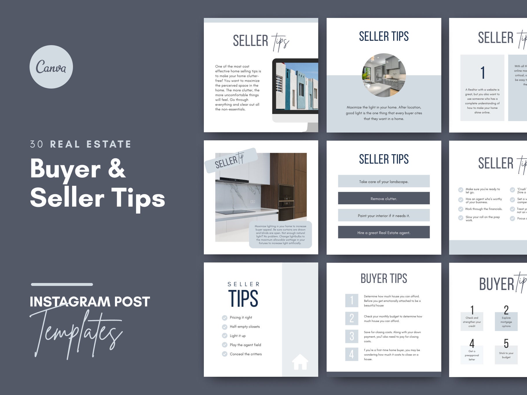 30 Real Estate Buyer And Seller Tips Instagram Post Social Media