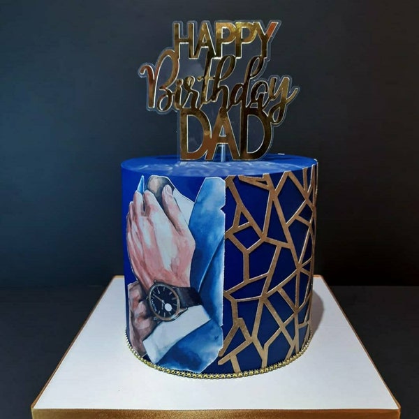 Dad Cake Topper - Etsy