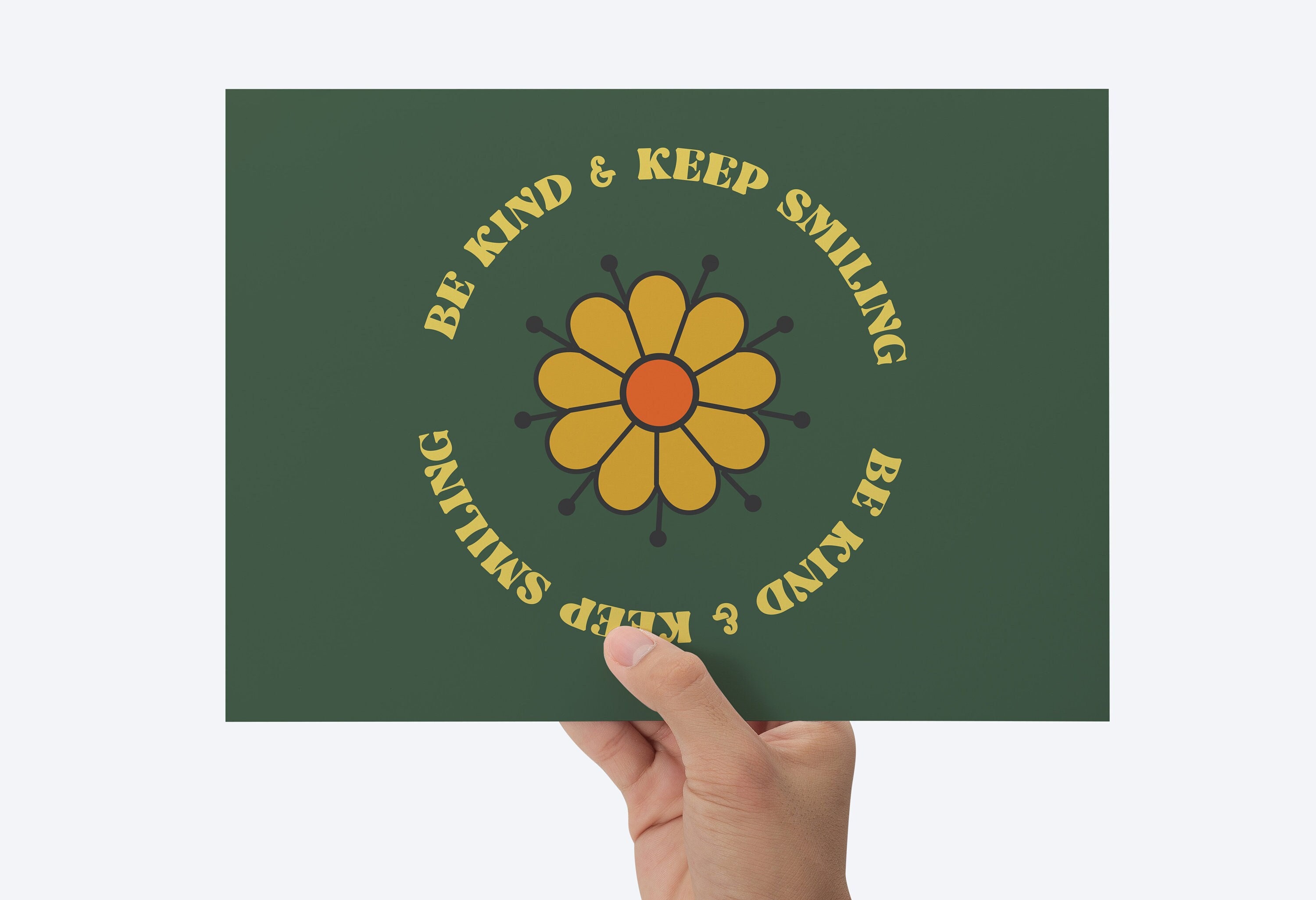 Retro Quote Be Kind 70s Hippy Designs Svg Stickers Png - Etsy