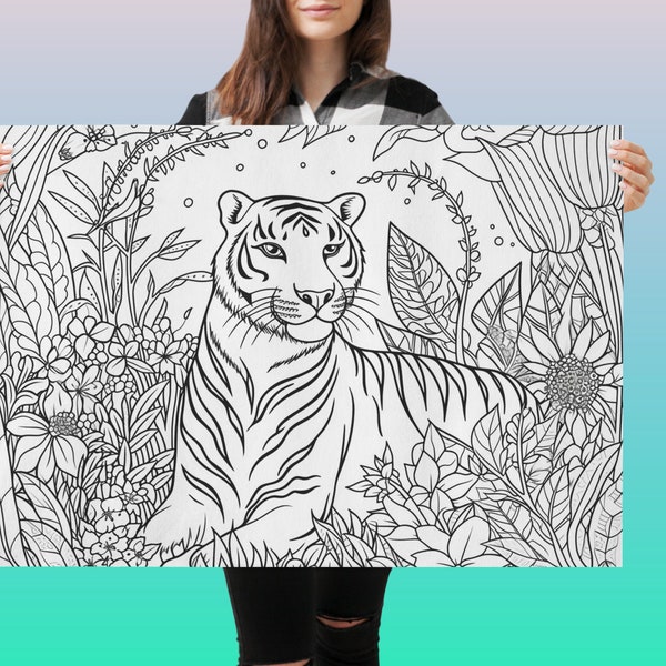 Jumbo Coloring Posters - Etsy