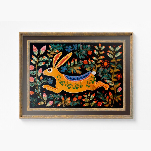 Folk Art Prints - Etsy