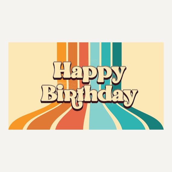 Retro Happy Birthday Images