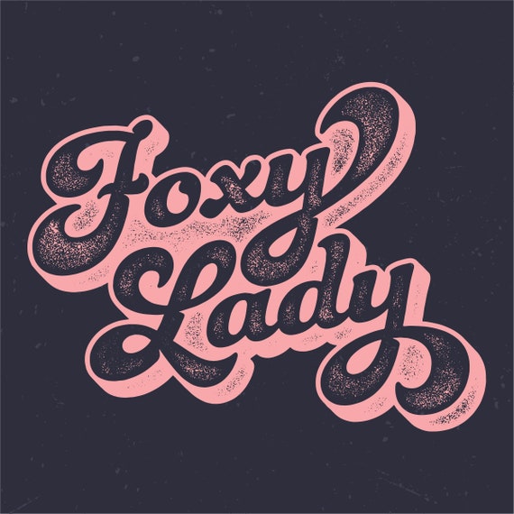 Foxy Lady Svg 70s Shirt Design Svg Retro Png Vintage - Etsy Finland