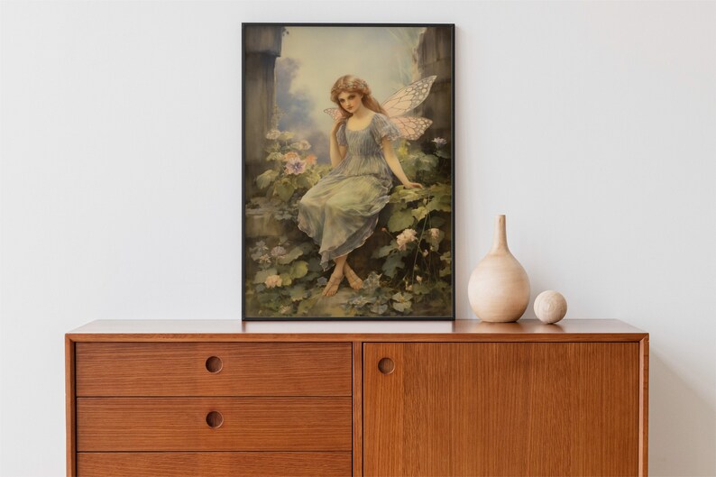 Fairy Art Prints - Vintage Fairy Ephemera - Fairy Cards - Printable ...