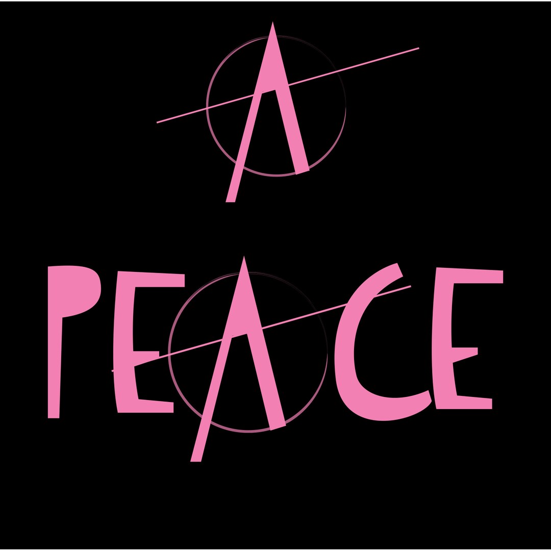 Anarchy Signs - Pink Anarchy Design Png - Elements Digital - 90s ...