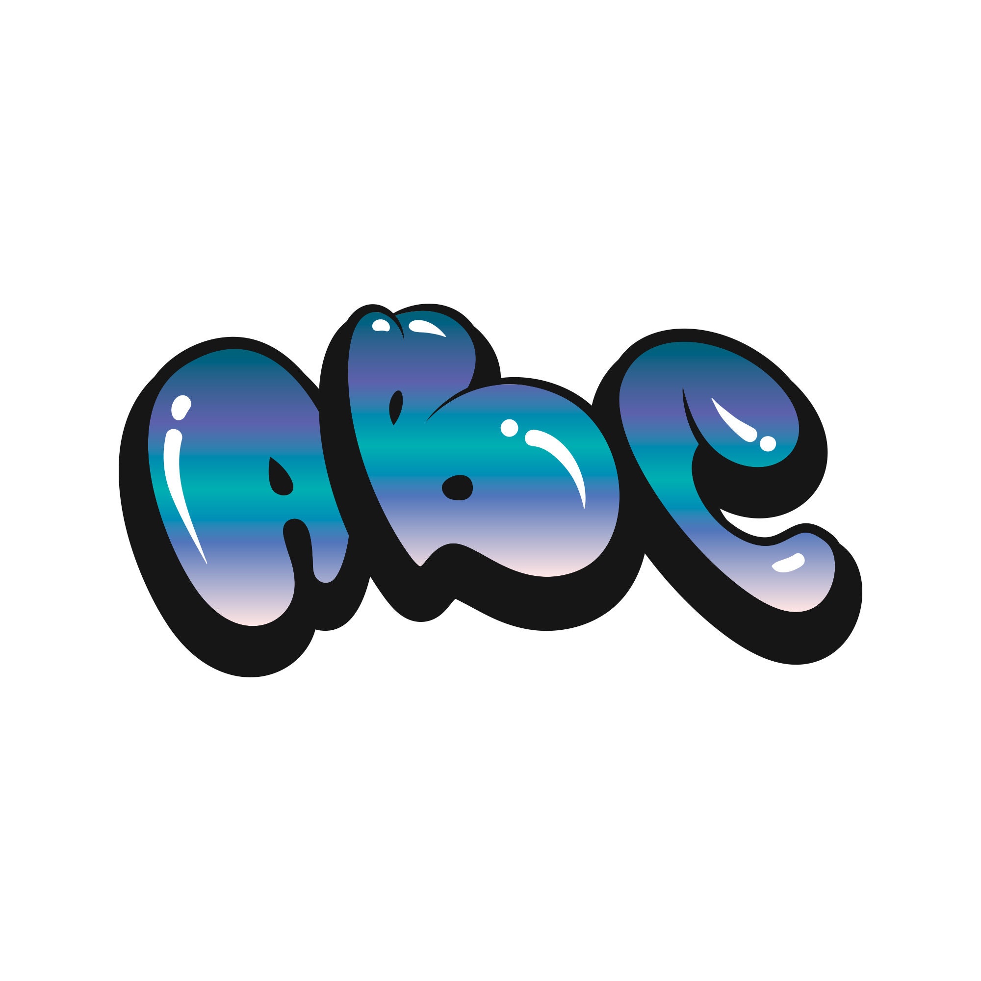 the-word-the-in-bubble-letters