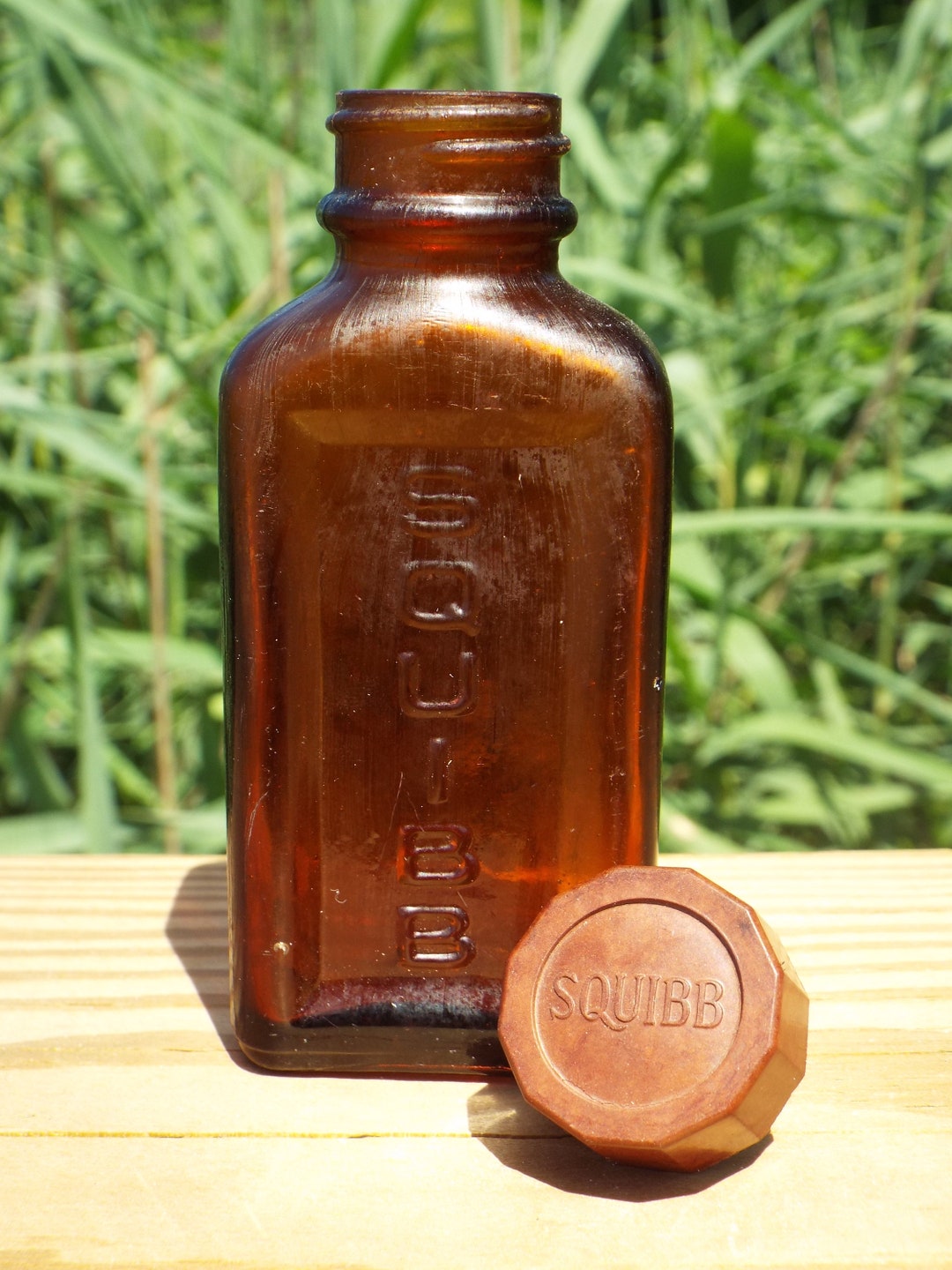 Squibb Vintage Medicine Bottle, Mineral Oil - Etsy