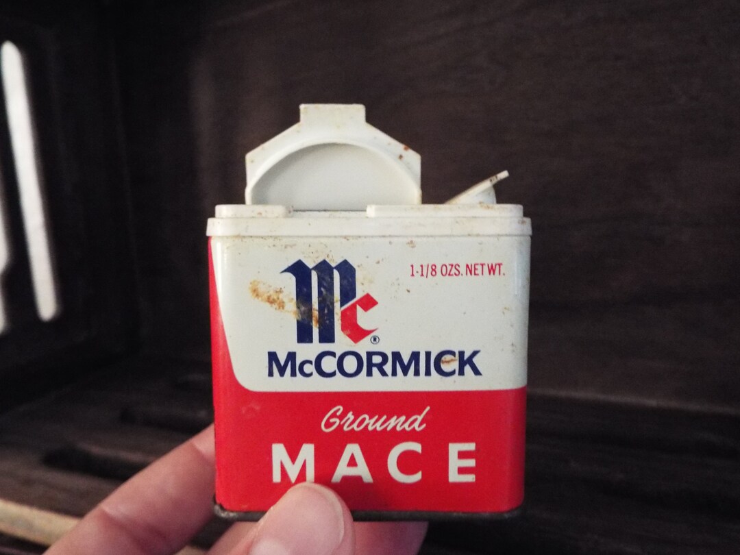 Vintage Mccormick Spice Container, Ground Mace 1-1/8oz - Etsy