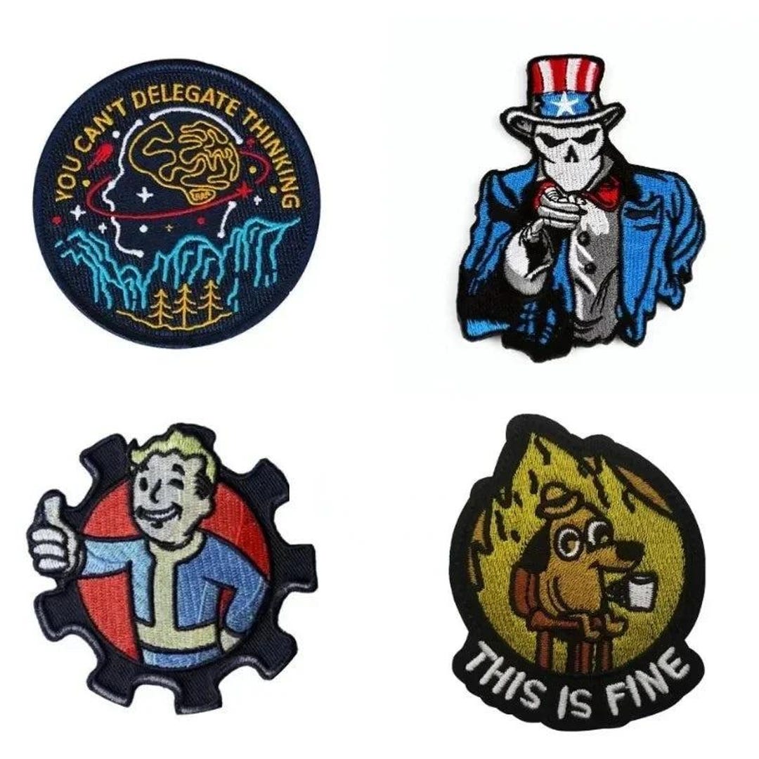Uncle Sam Fallout Themed Patches - Etsy