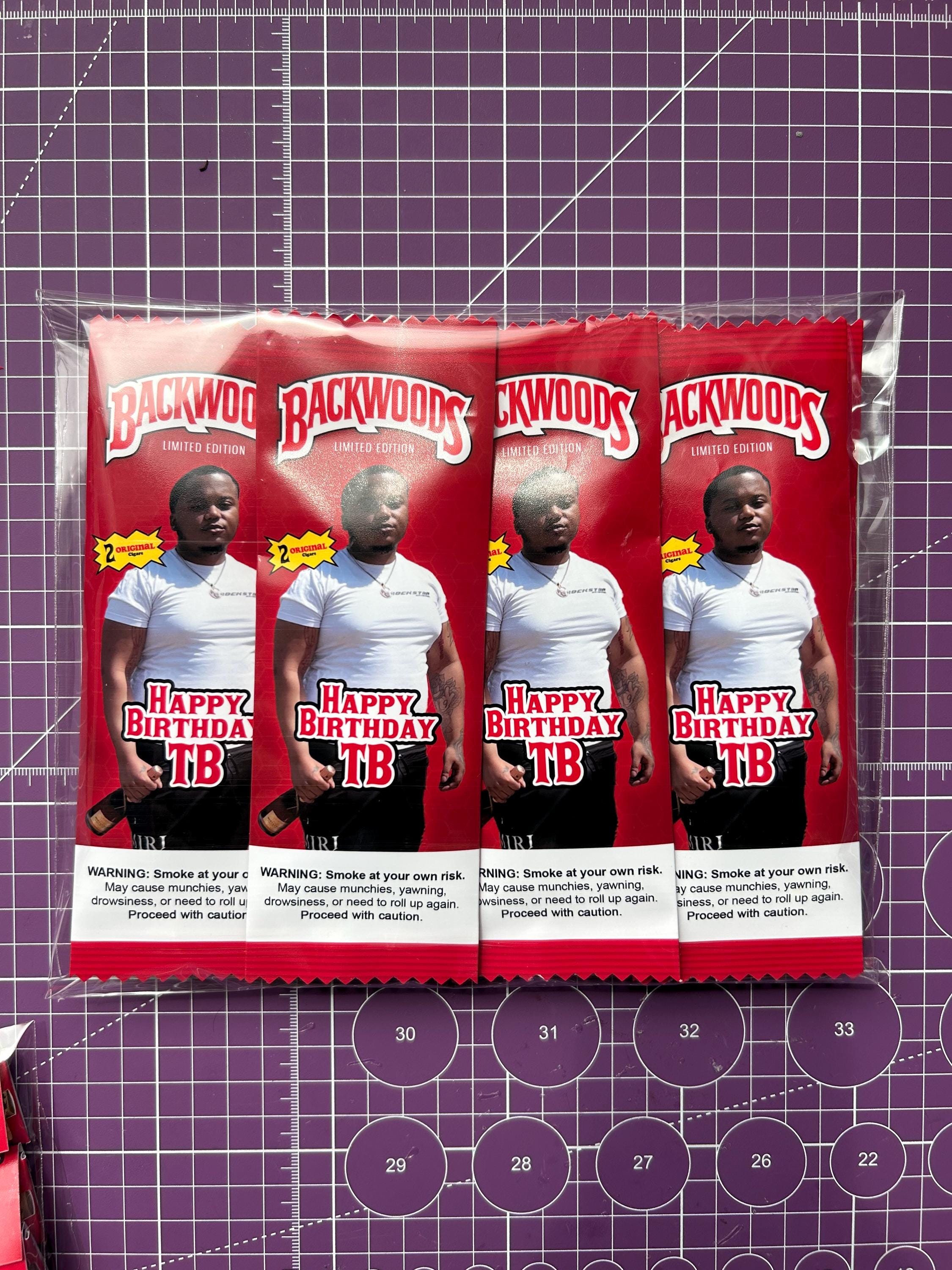 Custom Backwoods Single Wraps | Personalized Unique Adult Birthday ...