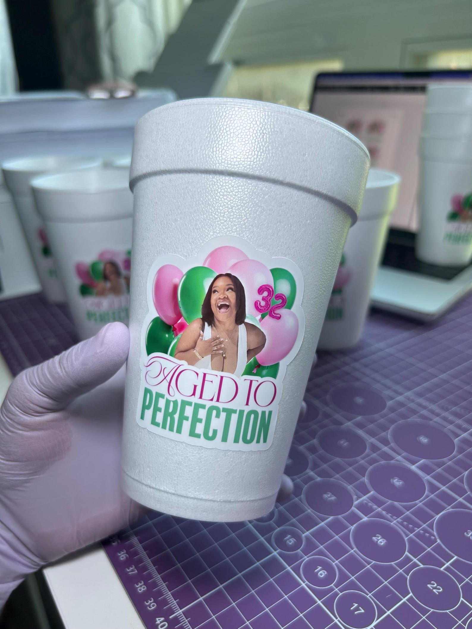 Personalized Party Cups | Photo Labels, Birthday Wedding Favors - Etsy