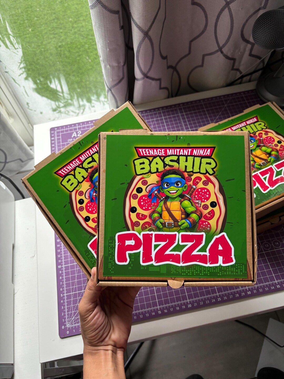 Custom Pizza Favor Boxes | Kids Birthday Party Favors | Personalized ...