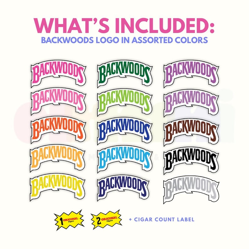 Editable Backwoods Wrap Template: DIY Party Favors (canva, Digital ...