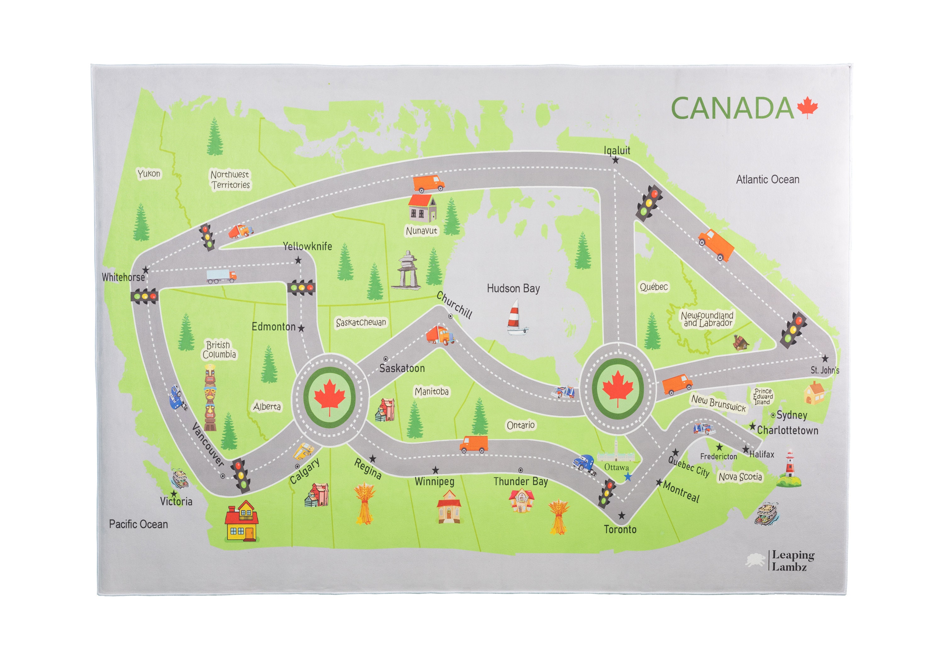 World Map Play Mat - Etsy Canada