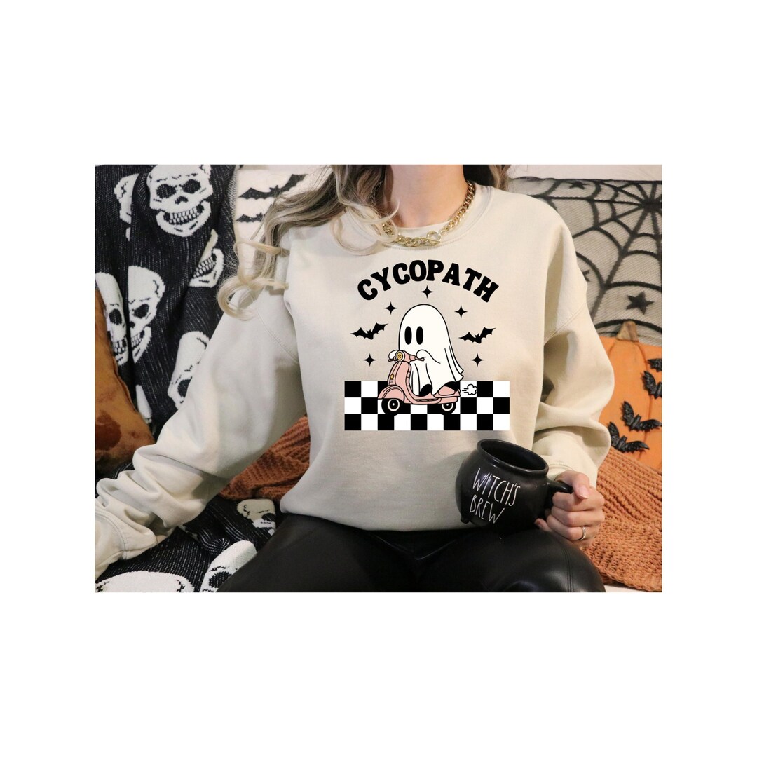 Cycopath Png / Ghost on a Bike Png / Retro Ghost Halloween Png - Etsy