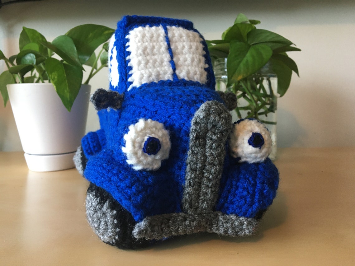 Blue Truck Crochet Amigurumi Pattern - Etsy