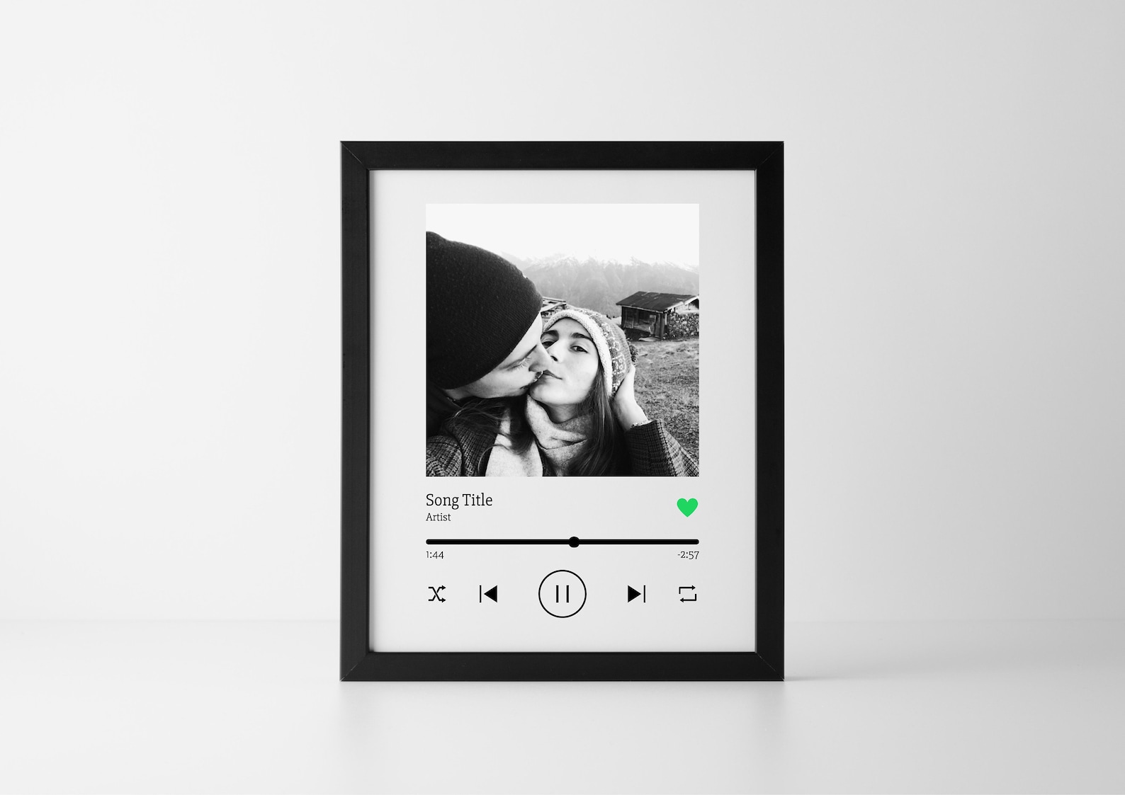 Personalised Spotify Song Print Custom Spotify Soundtrack | Etsy