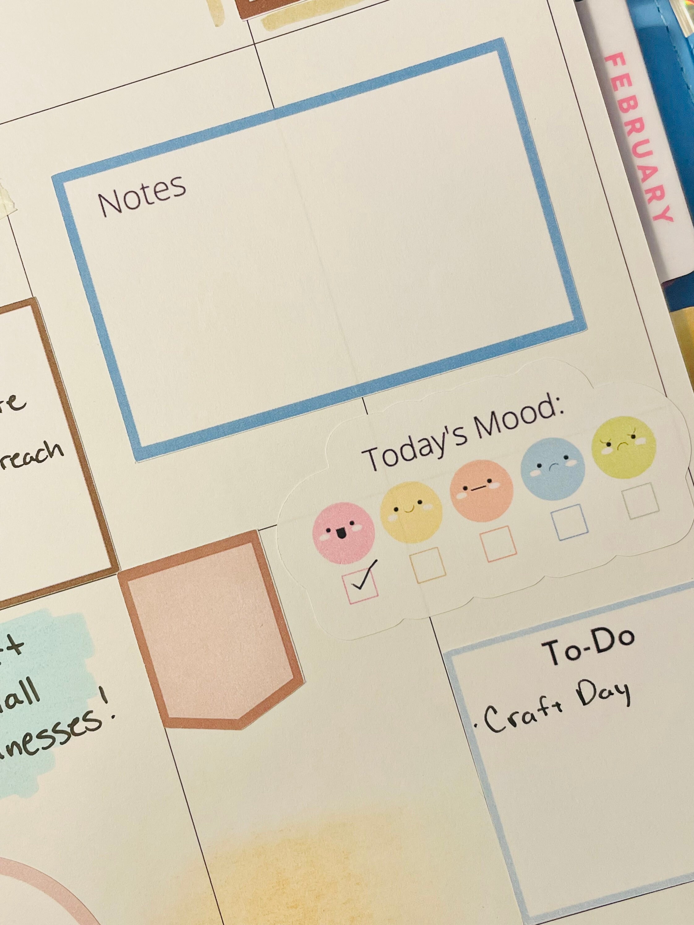 Todays Mood Sticker Sheet 2 Styles - Etsy