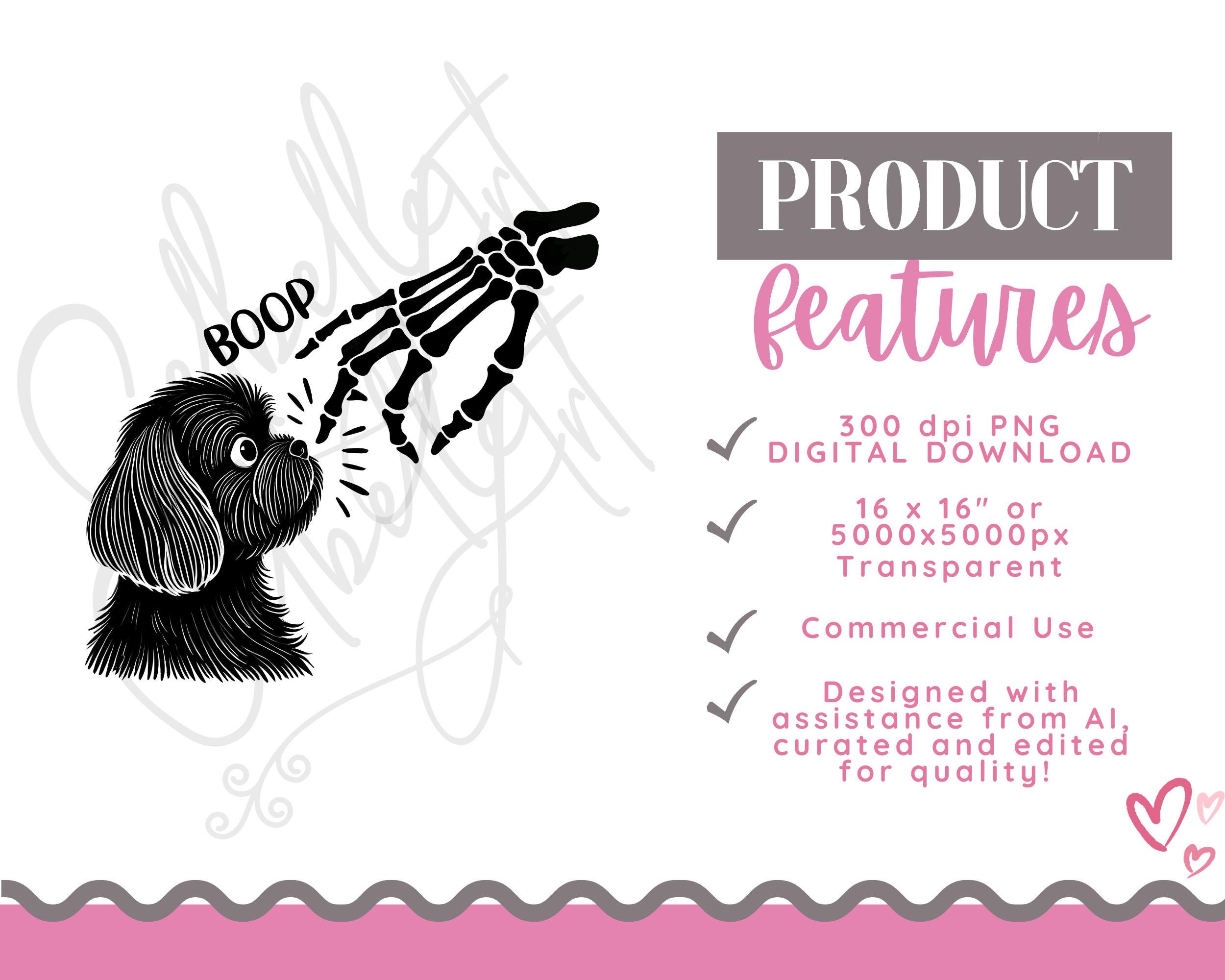 Funny Skeleton Shih Tzu Halloween Png, Bond Hand Png, Boop Halloween ...