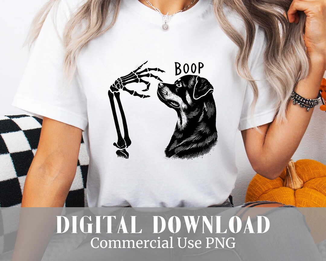 Funny Skeleton Rottweiler Halloween Png, Bond Hand Png, Boop Halloween ...
